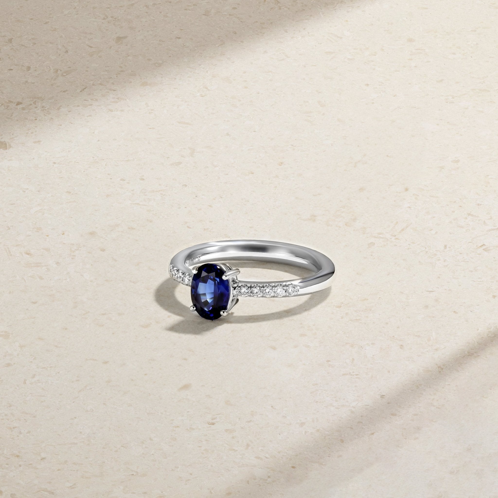Celeste Sapphire and Diamond Ring – Mark Henry Jewelry