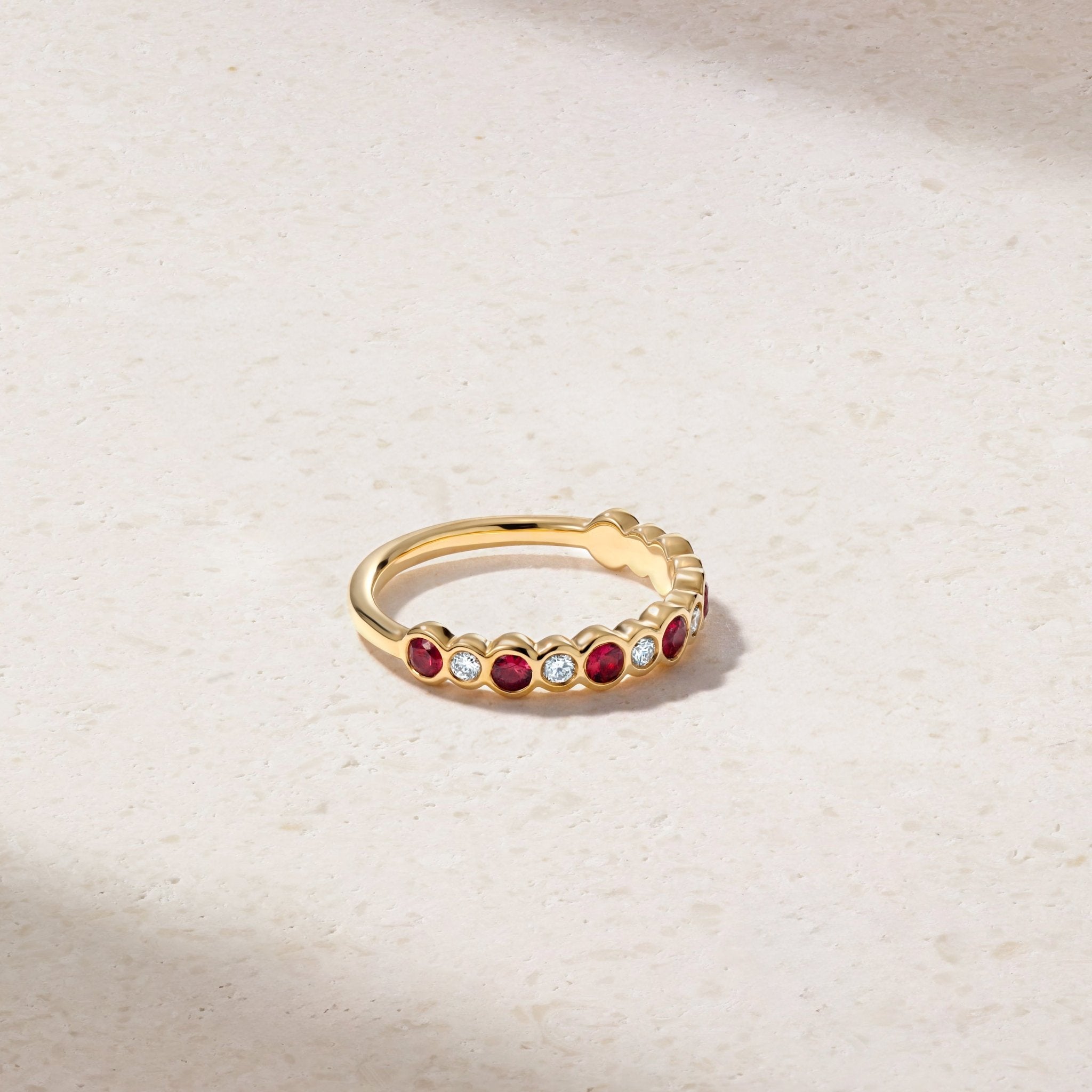 Bubbly Ruby and Diamond Ring – Mark Henry Jewelry
