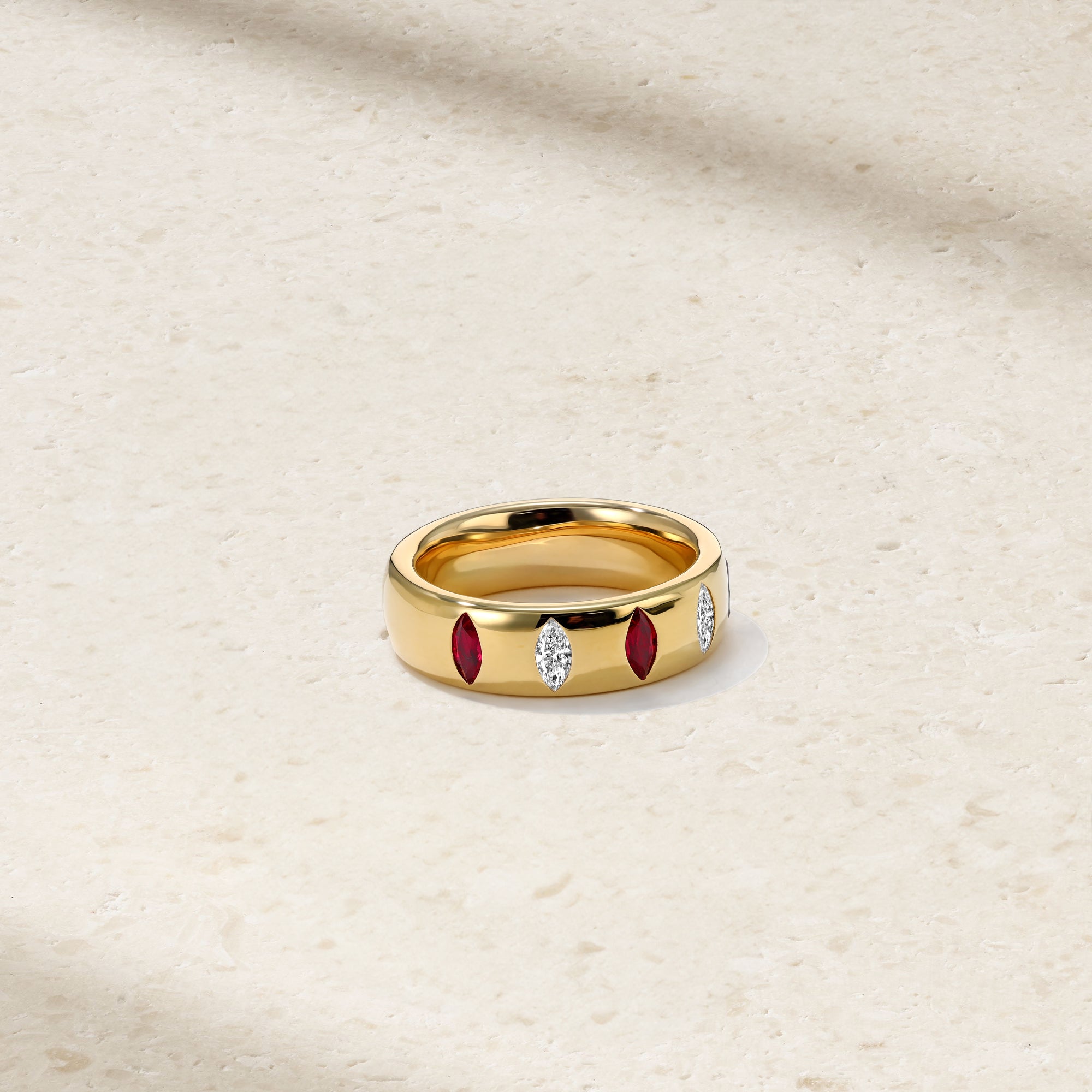 Guardian Ruby and Diamond Ring – Mark Henry Jewelry