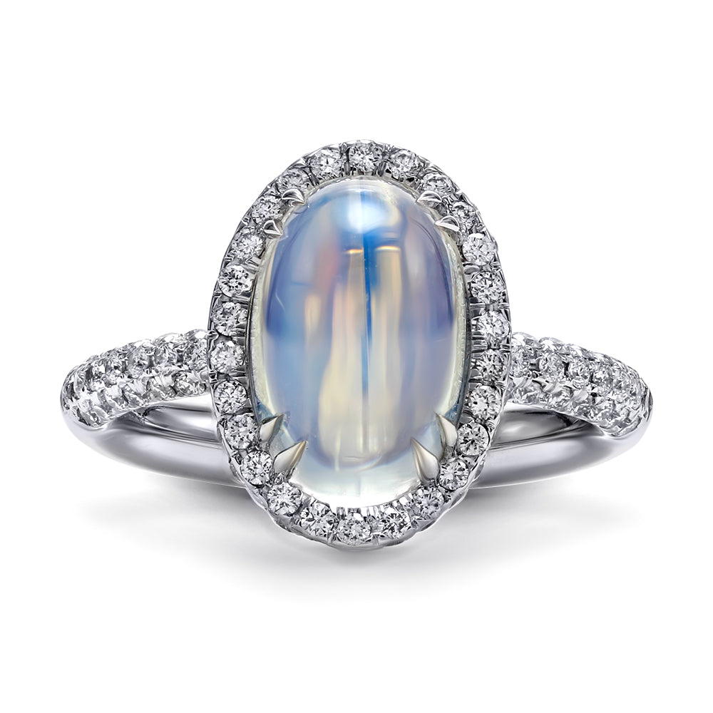 Moonstone Ring Gold
